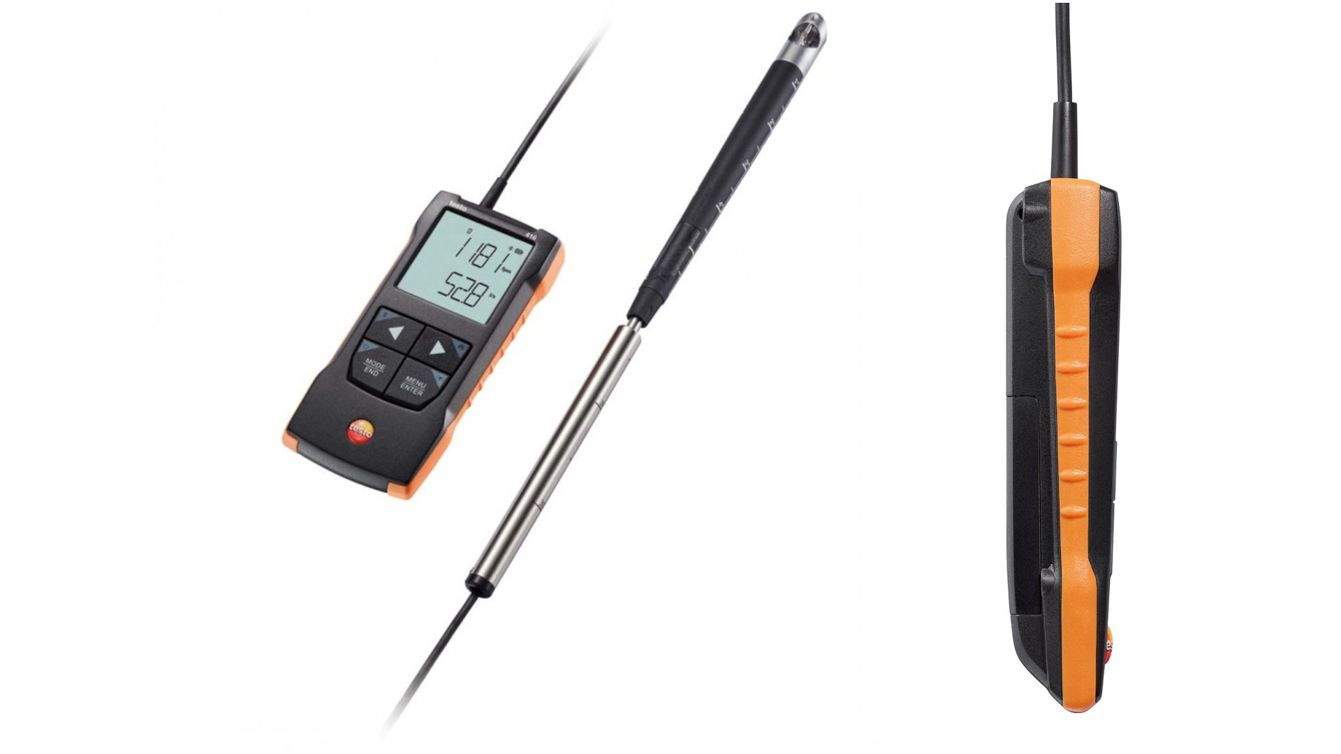 Анемометр Testo 416 с возможностью передачи данных по Bluetooth