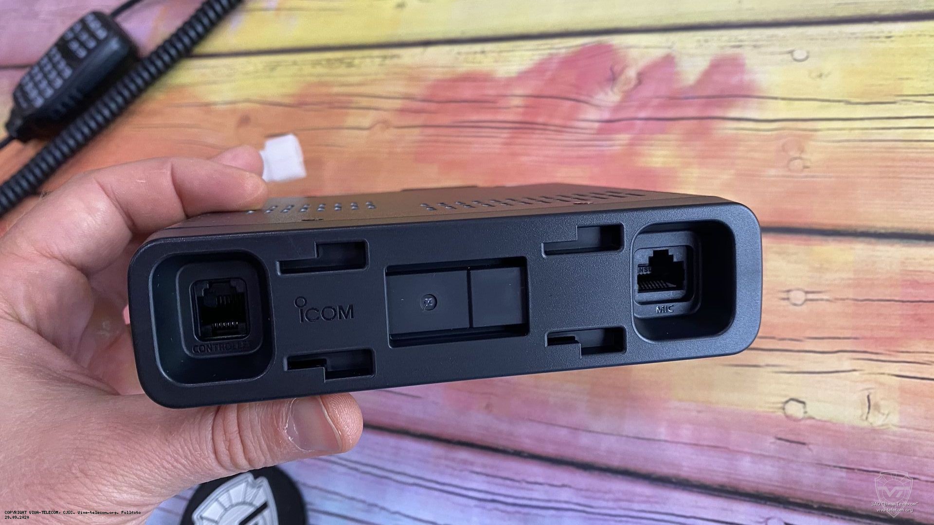 Подключение основного блока радиостанции Icom IC-2730 | фотография от ...